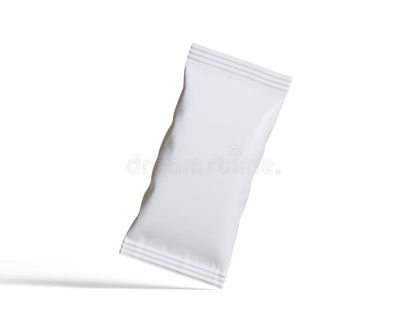 Packaging Product of Snack on White Background. Empty Packaging Product ...