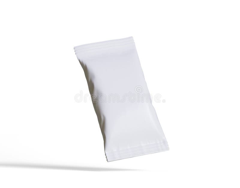 Packaging Product of Snack on White Background. Empty Packaging Product ...