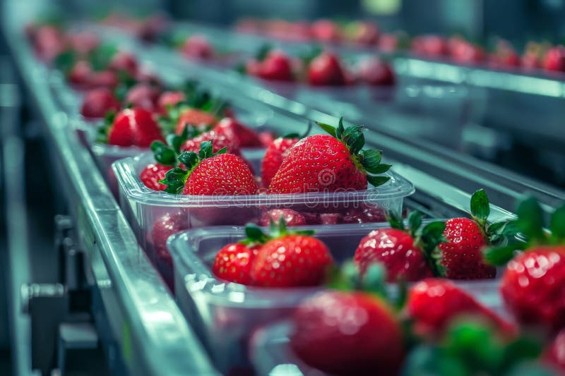 Packaging and Quality Control of Fresh Strawberries in Plastic ...
