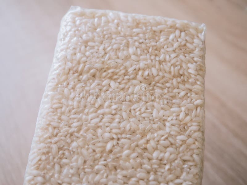 Packaging of Rice for Making Risotto. Vacuum Packed To Preserve the ...