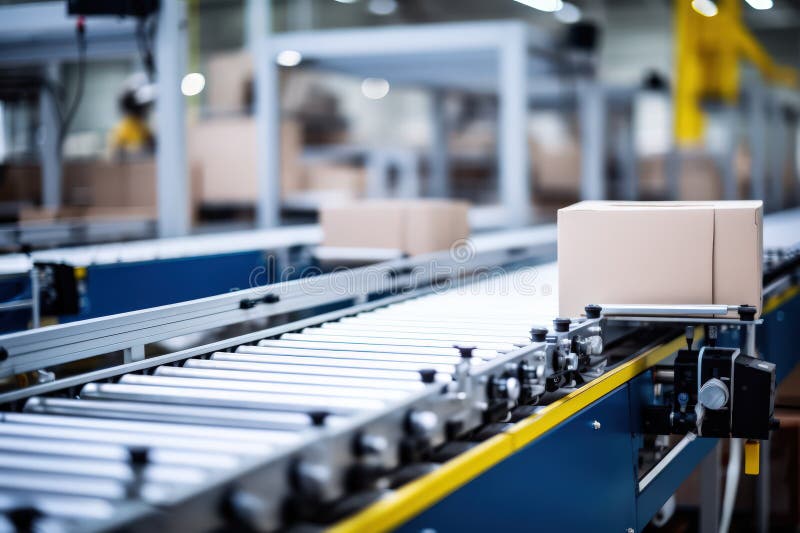 Packaging Service and Parcels Transportation System. Postal Automation ...