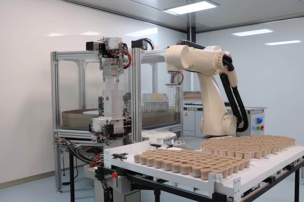 Packaging and Sorting Robot, Working Meticulously with Delicate Objects ...