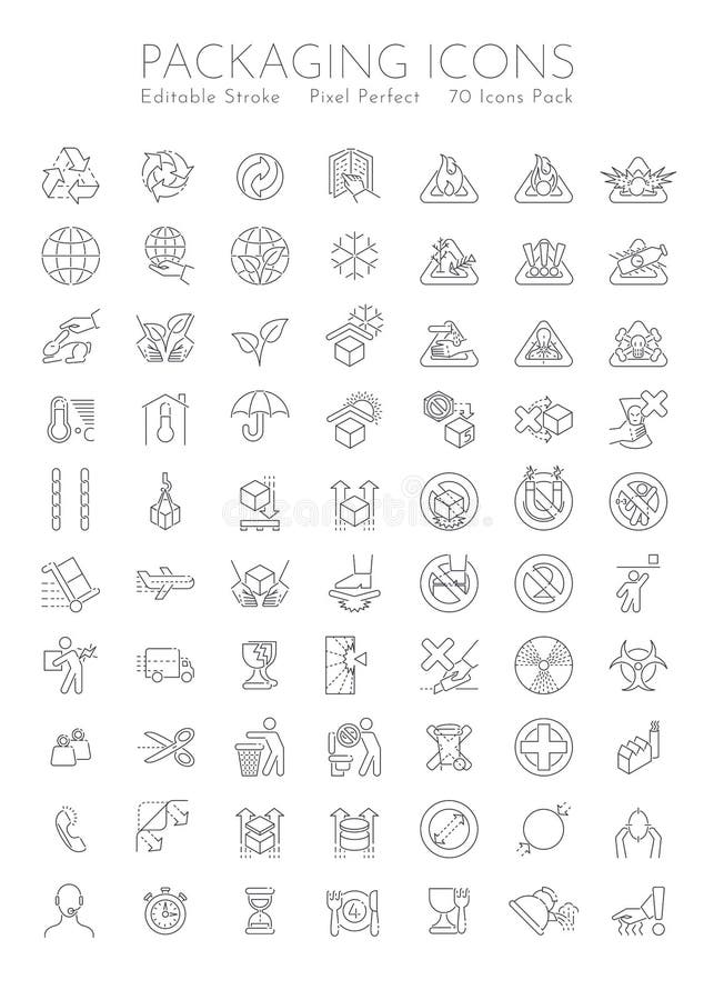 Medical Packaging Symbols Stock Illustrations – 532 Medical Packaging ...