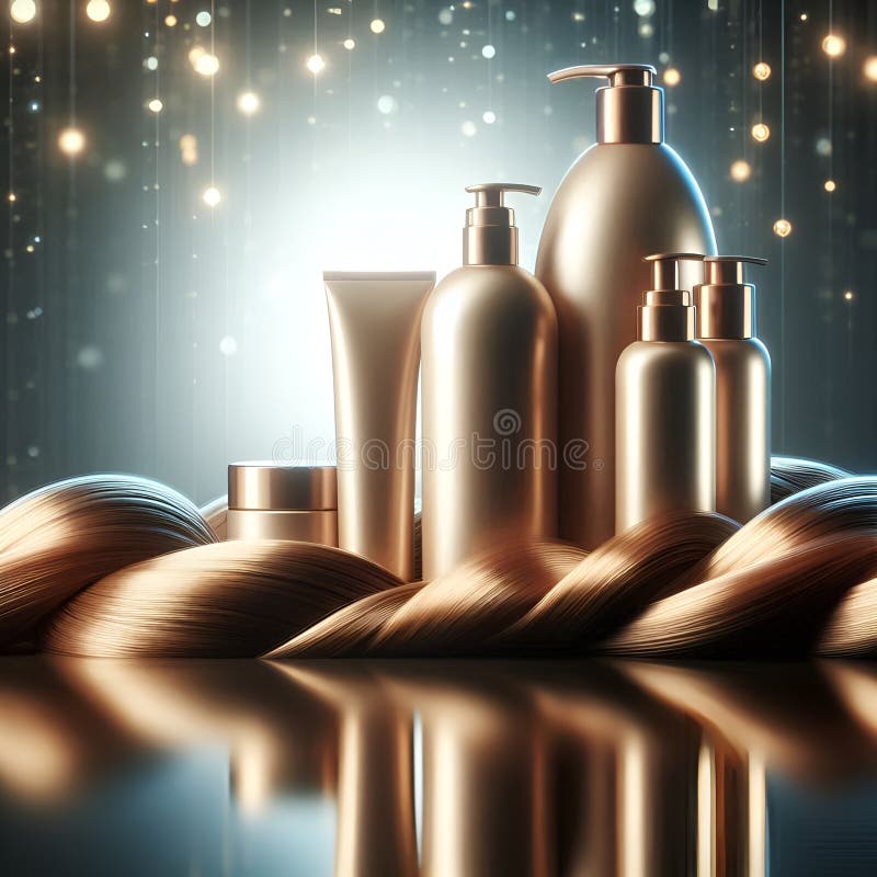 Packaging for Various Liquid Products Stock Illustration - Illustration ...