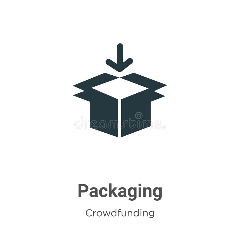 Packaging Vector Icon on White Background. Flat Vector Packaging Icon ...