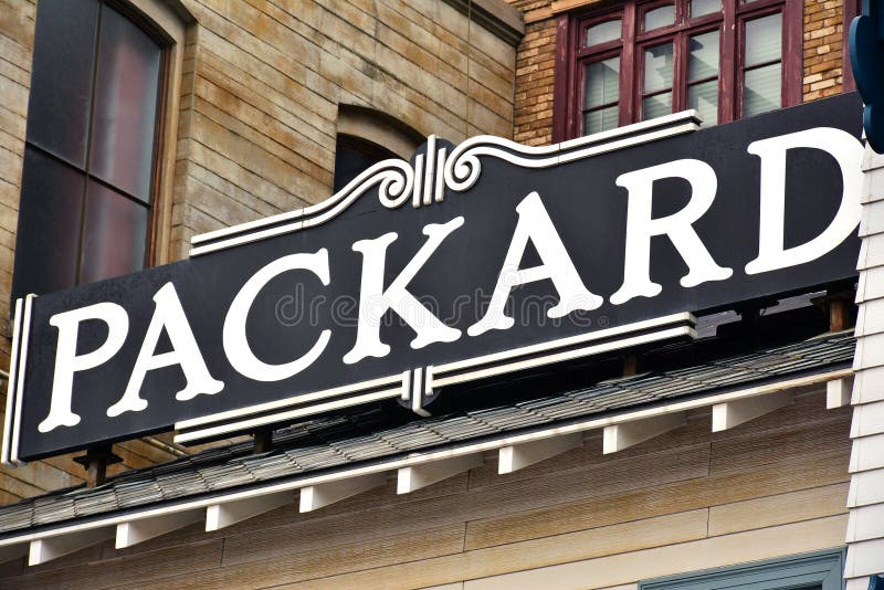 Packard Sign at Universal Studios Japan in Osaka, Japan Editorial Stock ...