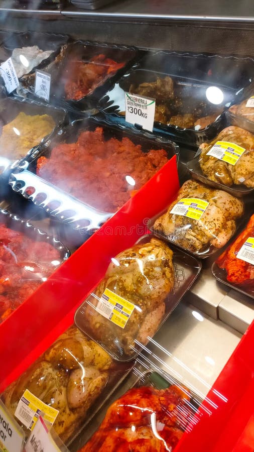 Packed raw chicken stock photo. Image of sliced, chicken - 108368336