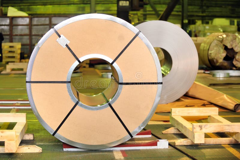 Roll steel stock image. Image of strong, packed, sheet - 172451527