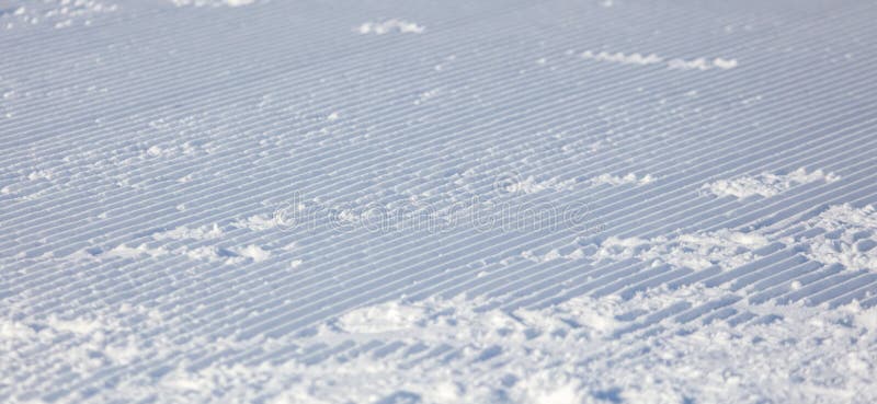 Packed Snow for Skiing As Backdrop. Stock Photo - Image of alpine ...