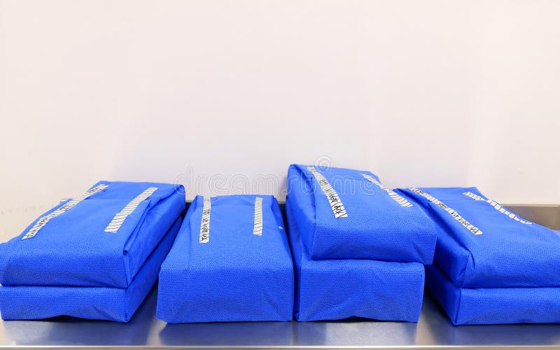Packed Sterile Surgical Set Stock Image - Image of cssd, hospital ...