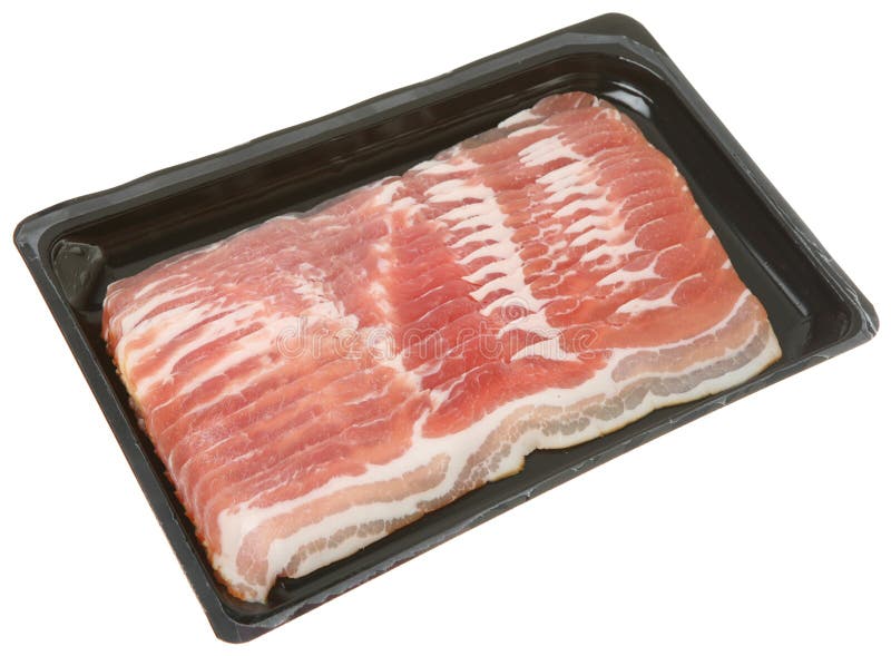 Packet of Bacon stock photo. Image of packed, chilled - 17900326