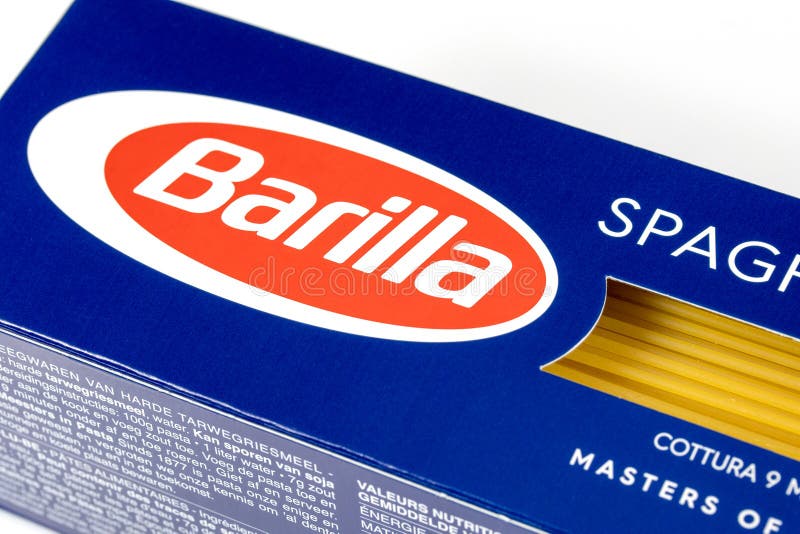 Packet of Barilla Brand Spaghetti Editorial Photography - Image of ...