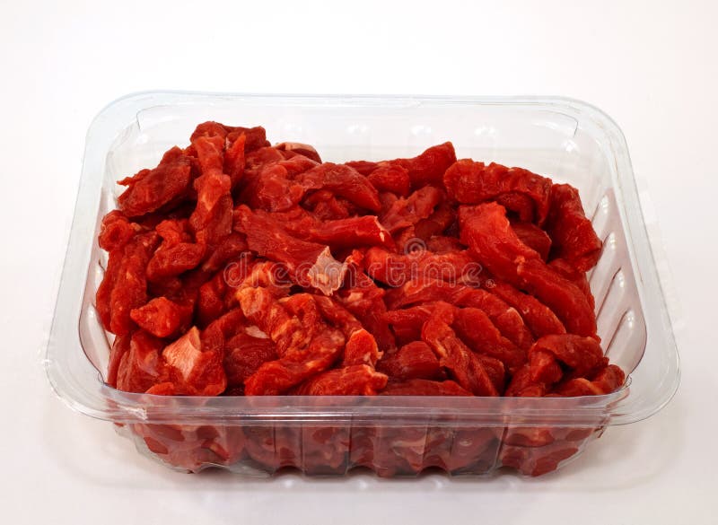 Packet of chopped red meat stock photo. Image of healthy - 29350664