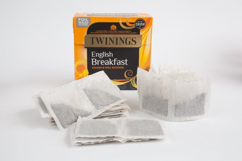 A Packet of English Breakfast Tea Editorial Image - Image of breakfast ...