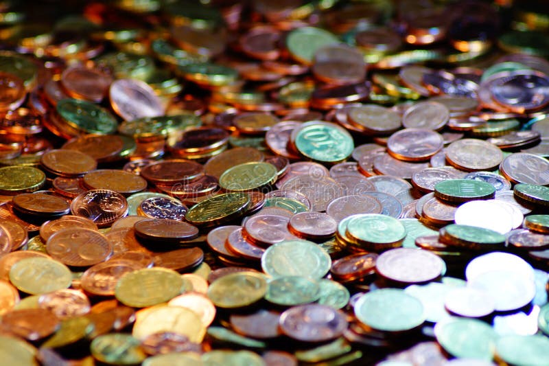 A Packet of Euro Cent Coins Stock Image - Image of finance, cash: 133372093