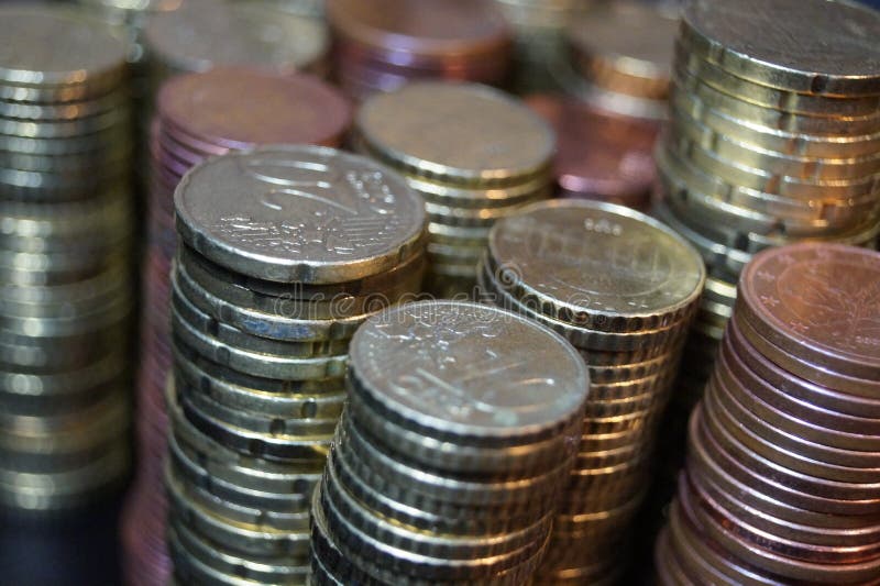 A Packet of Euro Cent Coins Stock Image - Image of euro, coin: 133380399