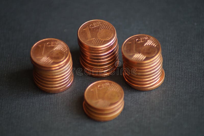 A Packet of Euro Cent Coins Stock Image - Image of coin, coins: 133621155