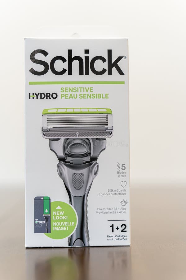 Packet of Schick Safety Razors and Cartridges Editorial Photo - Image ...
