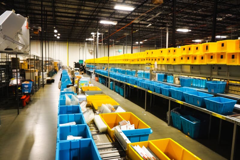 Packet Sorting Center Distributing Packets in Right Direction ...