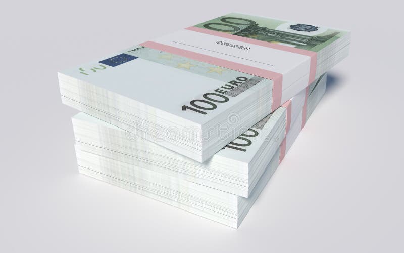 Packets 100 Euro Bills Stock Illustrations – 9 Packets 100 Euro Bills ...