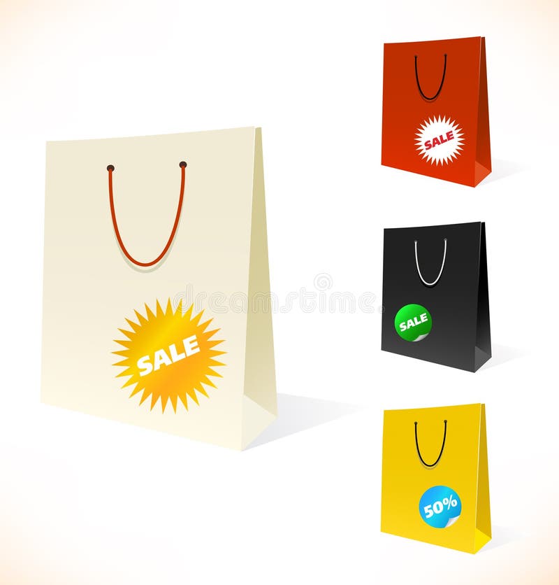 Packets set isolated stock illustration. Illustration of packaging ...