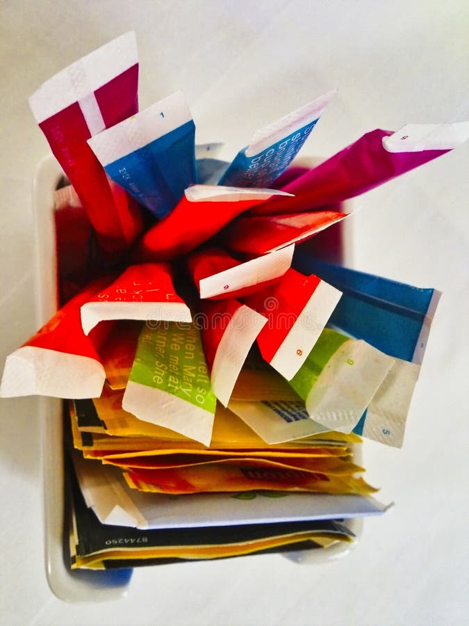 Packets of Sugar and Coffee in a Hotel Room Stock Image - Image of ...