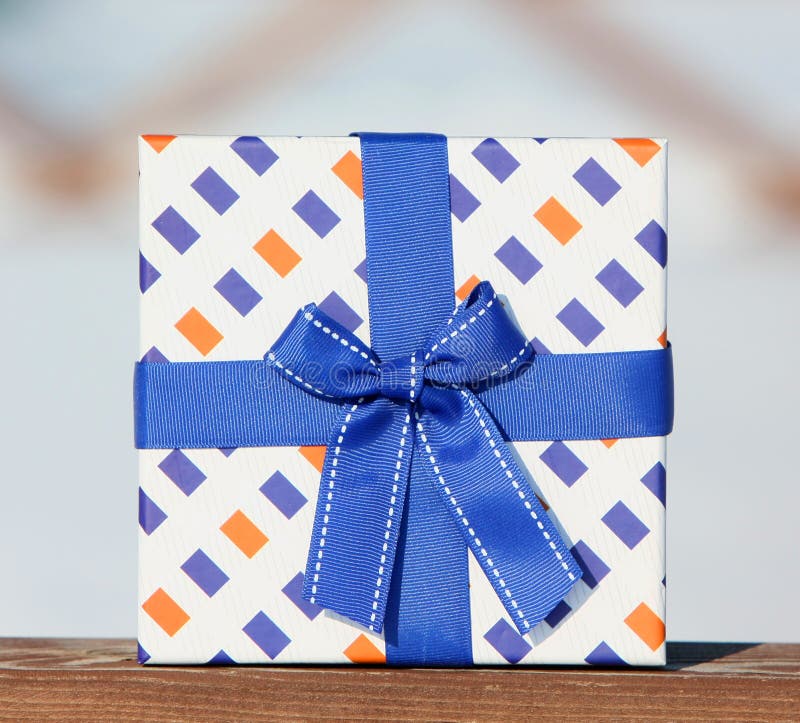 226 Packing Box Tied Blue Ribbon Stock Photos - Free & Royalty-Free ...