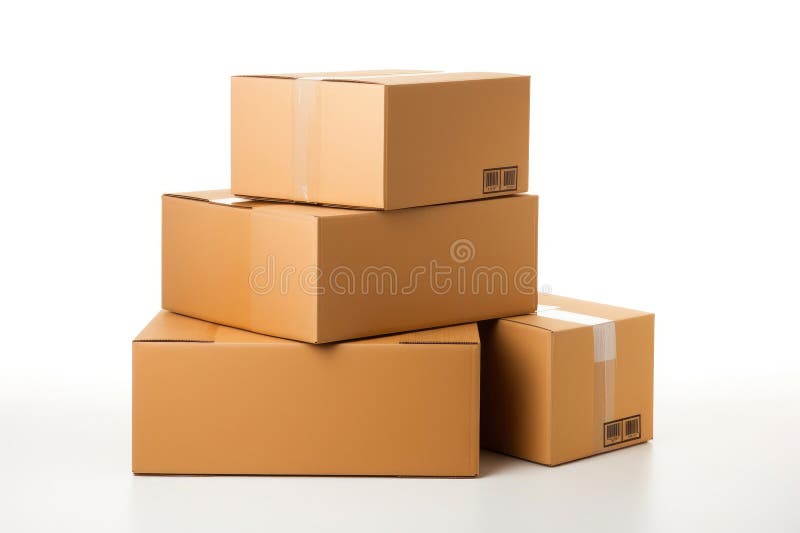 Packing Boxes for a Stress-Free Move. Stock Illustration - Illustration ...