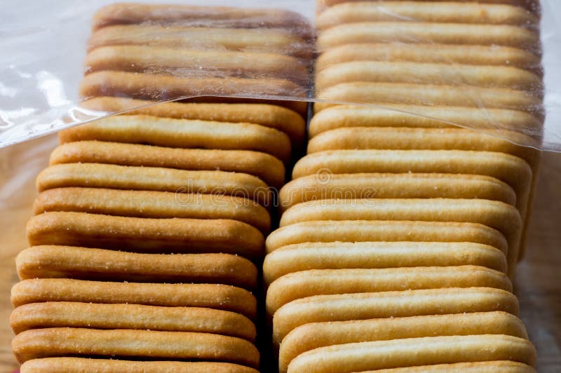 Packing cookie cracker stock photo. Image of snack, square - 53266270