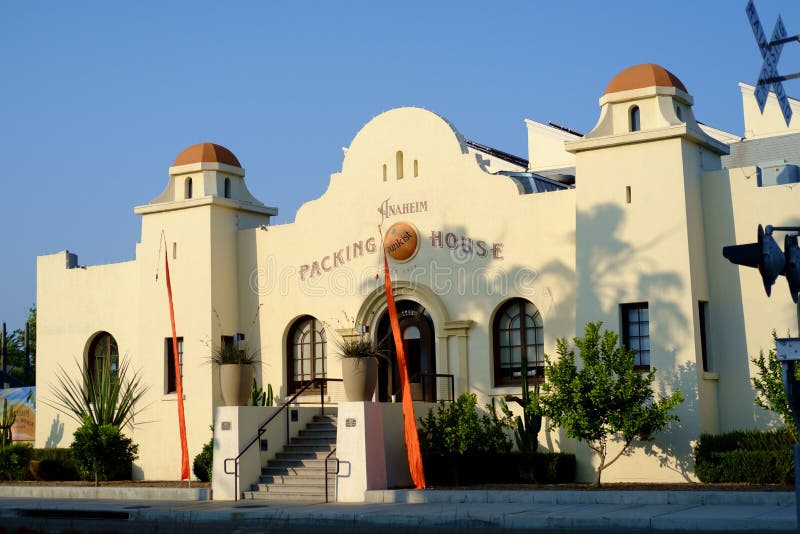 Packing House Facade in Anaheim California. Editorial Stock Image ...
