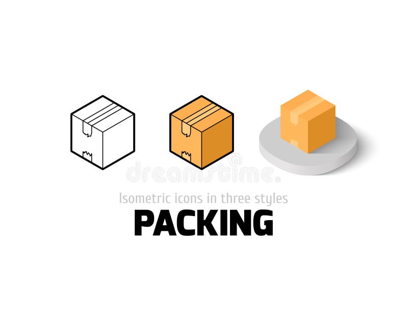 Packing Icon Vector. Trendy Flat Packing Icon from Travel Collection ...