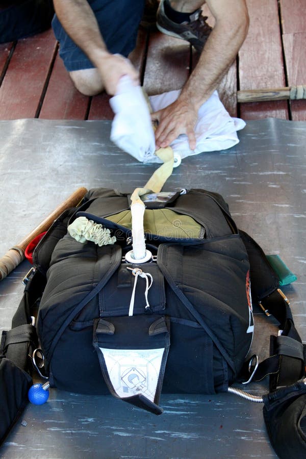 Parachute Pack Side View