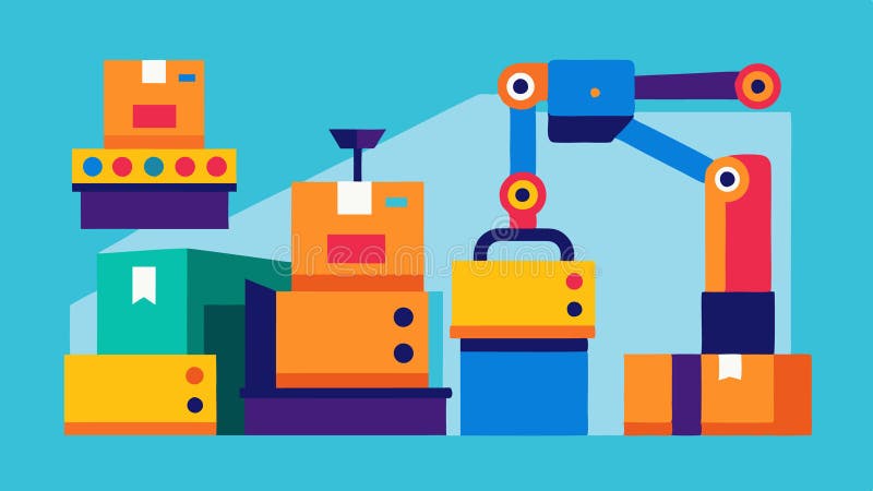 Packing Station Robots Packing Items into Boxes with Algorithms To ...