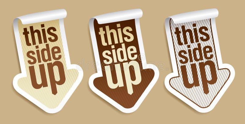 Packing stickers stock vector. Illustration of breakable - 18638546