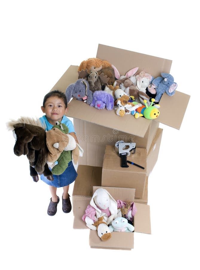 Moving Boxes stock image. Image of unpacking, open, objects - 3175293