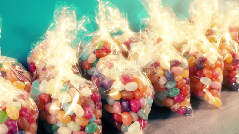 Packs of Candy Beans for Kid S Party Stock Footage - Video of retail ...