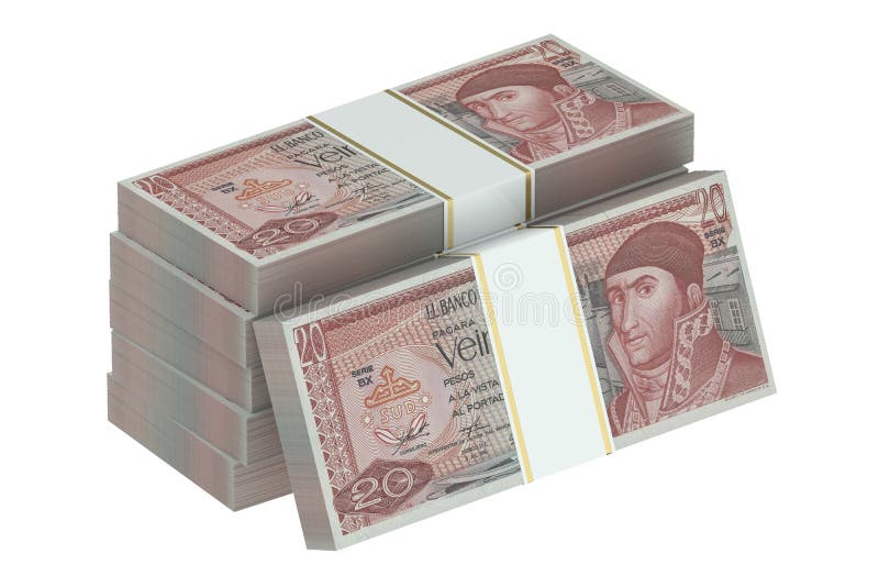 Mexican peso stock vector. Illustration of drawing, mexico - 15879835