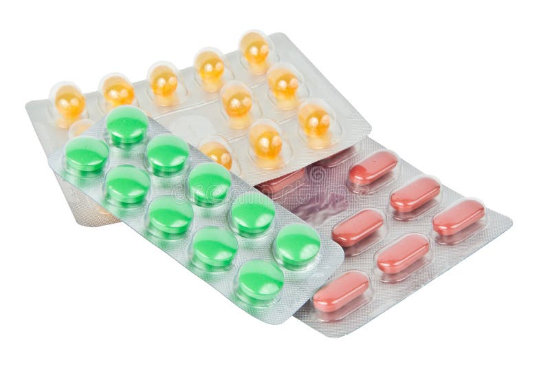 Packs of pills stock photo. Image of plastic, pill, foil - 17059254