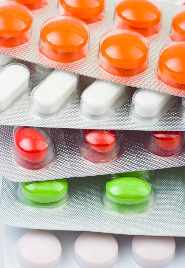 Packs of pills stock image. Image of help, capsule, multicolored - 24708603