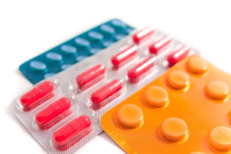 Packs of pills stock image. Image of macro, magical, isolated - 7521957