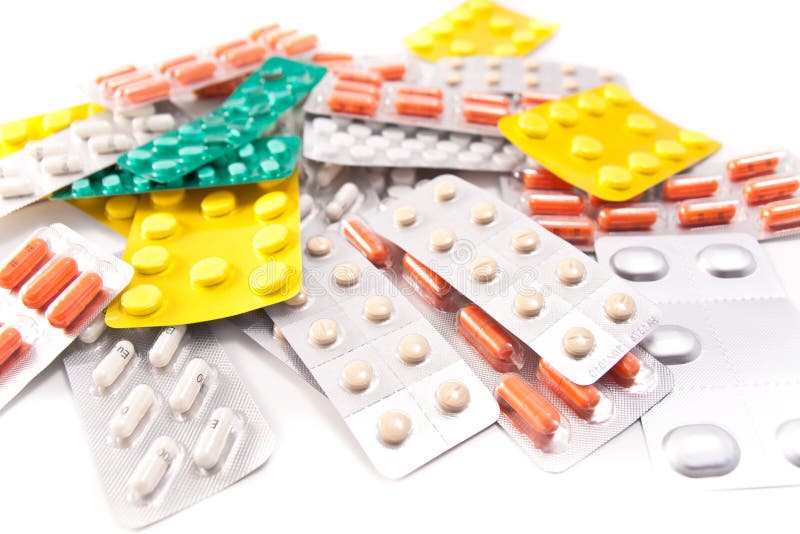 Packs of pills stock photo. Image of aspirin, blister - 7608502