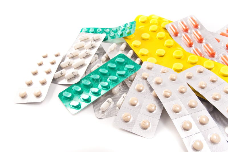 Packs of pills stock image. Image of medicine, isolated - 7673735