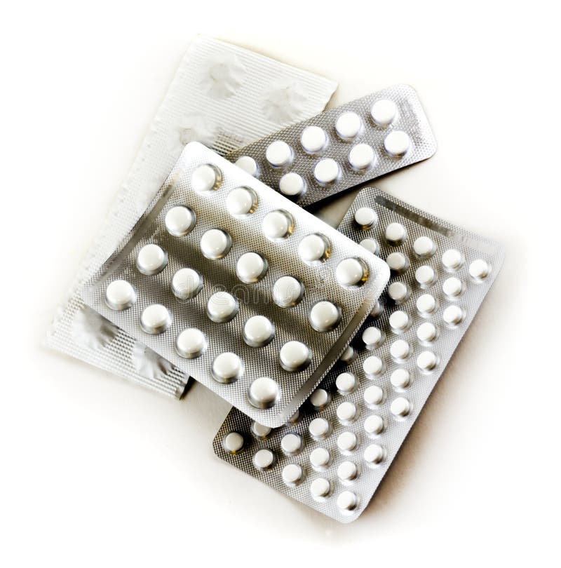 Packs of pills stock photo. Image of white, round, tablets - 47425466