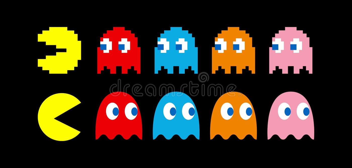 Pacman Game Stock Illustrations – 1,245 Pacman Game Stock Illustrations ...