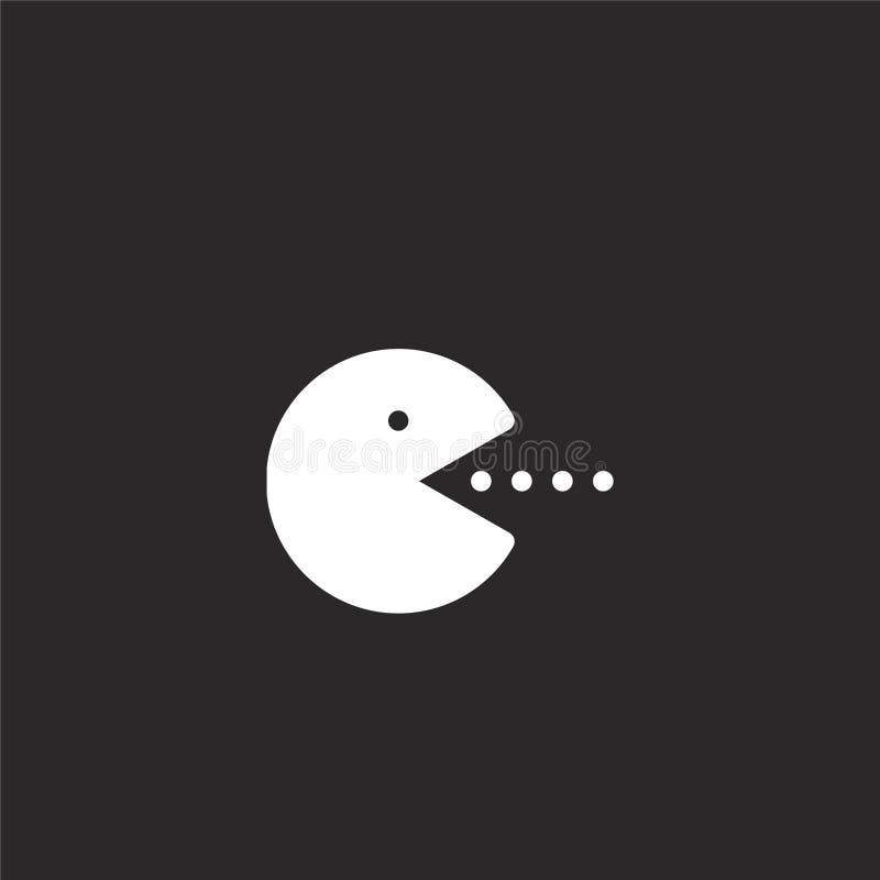 Pacman Icon. Filled Pacman Icon for Website Design and Mobile, App ...