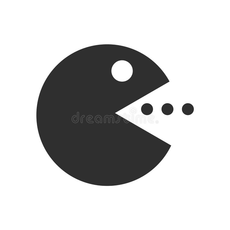 Pacman Set, Flat Smile Icons Set, Pac Man Character, Gameboy Space Game ...