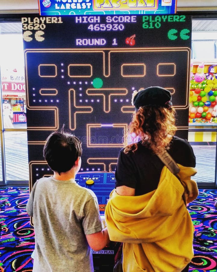 Pacman editorial stock photo. Image of pacman, team, boardwalk - 94572128