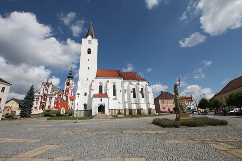 Pacov stock image. Image of building, church, historical - 33719959