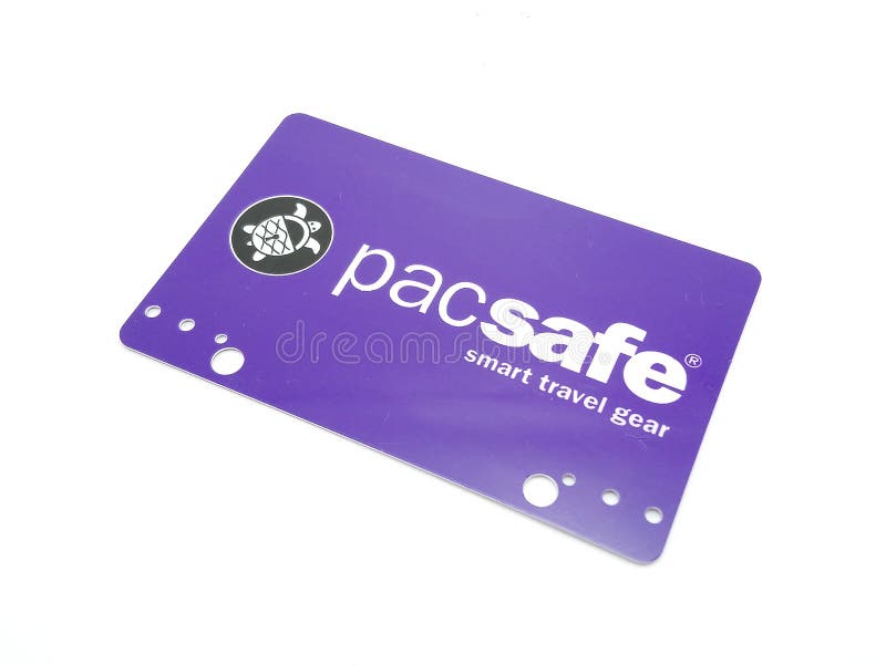 Pacsafe Card Padlock in the Philippines Editorial Stock Image - Image ...