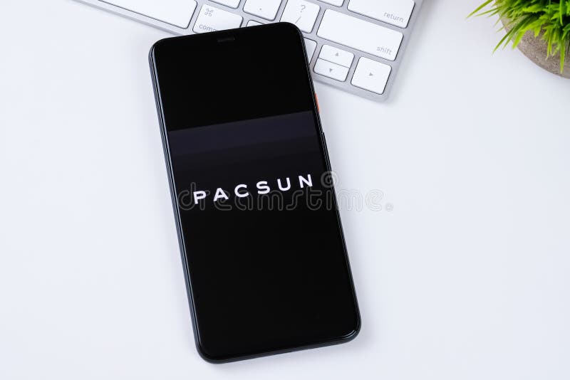 PacSun App Logo on a Smartphone Screen. Editorial Photography - Image ...